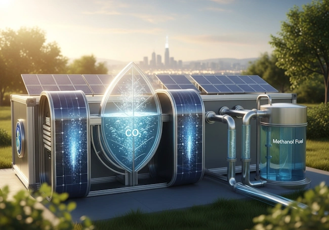 Artificial photosynthesis breakthrough: solar-powered device converts CO2 into fuel at record ...